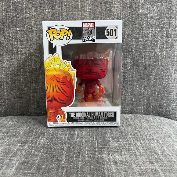 Other | Marvel 8 Years The Original Human Torch Funko Pop | Poshmark